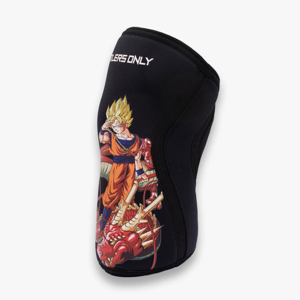 Anime Knee Sleeves - 7mm (Goku Dragon) - HUSTLERS ONLY PK