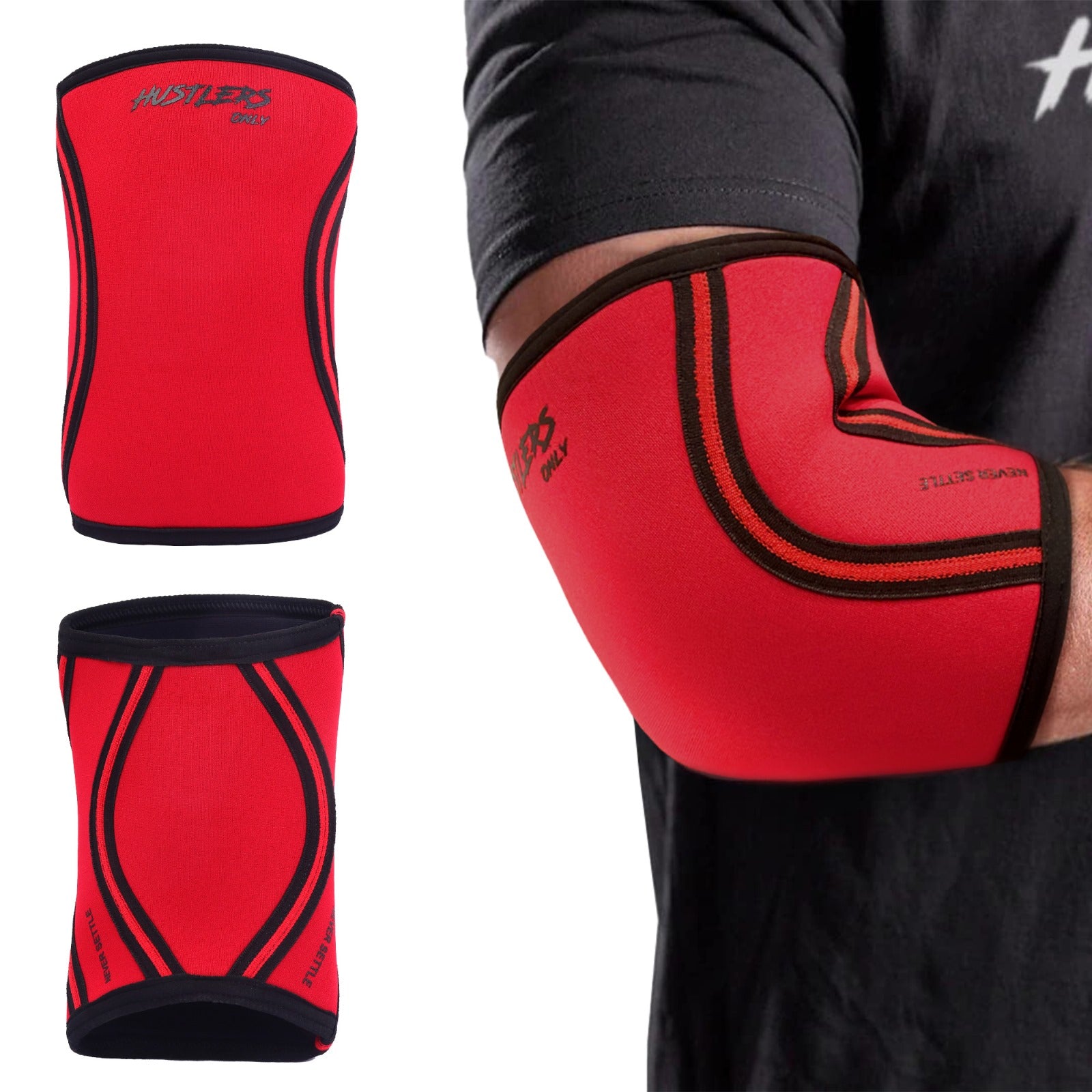 Red Elbow Sleeves - 5mm – HUSTLERS ONLY PK